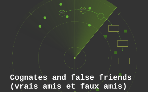 Cognates and false friends (vrais amis et faux amis) by Alex Wood on Prezi