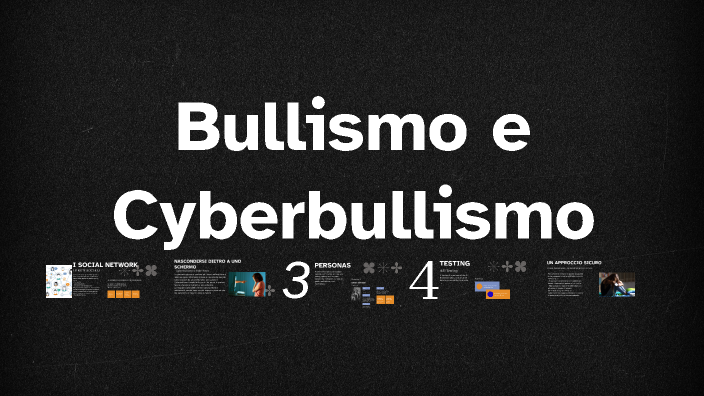 Bullismo e Cyberbullismo by Eva Testa on Prezi