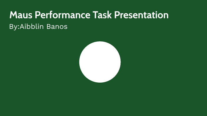 Maus Presentation by Aibblin Banos on Prezi