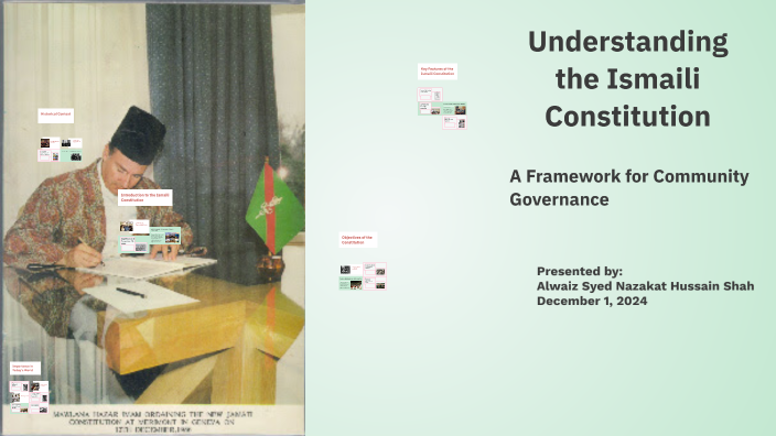 Understanding the Ismaili Constitution by Nazakat Hussain Syed on Prezi