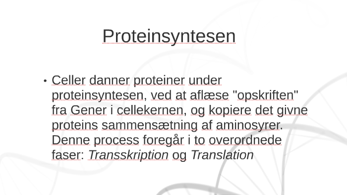 Proteinsyntesen by Diotima Sy on Prezi