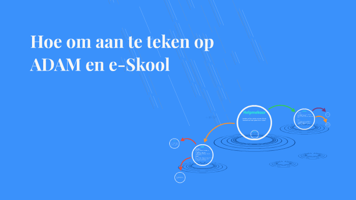 Hoe om aan te teken op ADAM en e-Skool by Sean Barber on Prezi