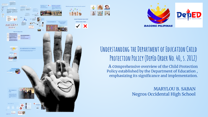 Understanding the Department of Education Child Protection Policy ...