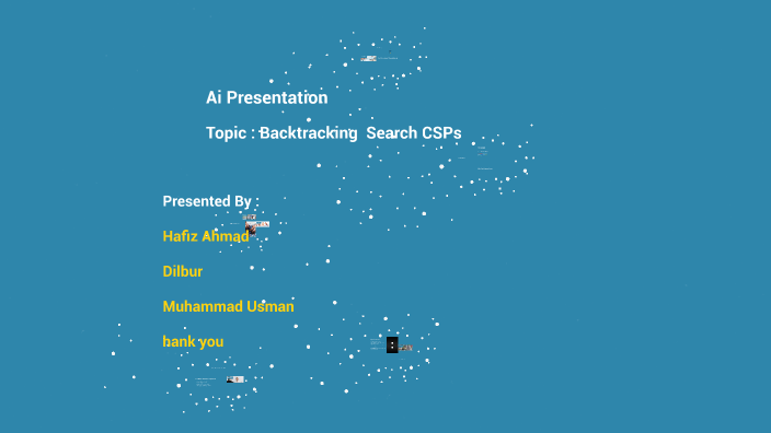 Backtracking Search in Constraint Satisfaction Problems by Muhammad ...