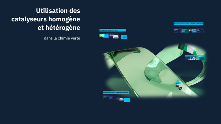 Utilisation des catalyseurs homogène et hétérogène by Remal Asma on Prezi