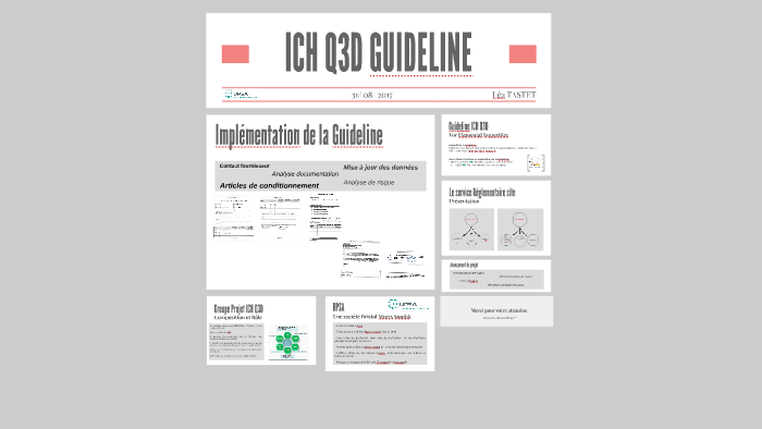 ICH Q3D GUIDELINE by Léa TASTET on Prezi