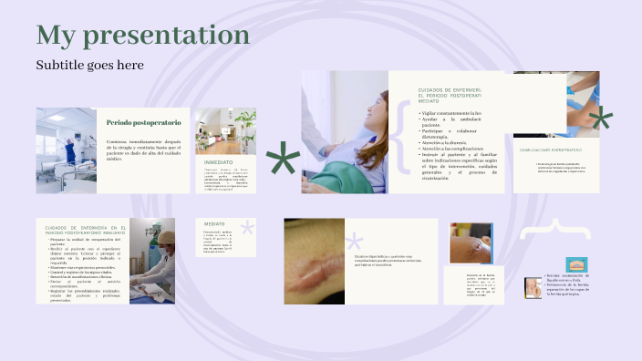 esquema sobre los Cuidado de enfermería en el postoperatorio inmediato ...