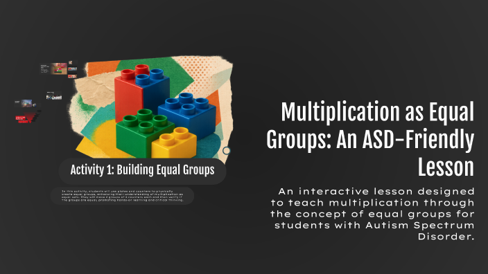 Multiplication as Equal Groups: An ASD-Friendly Lesson by Teenu Gupta ...