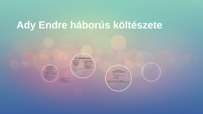 Ady Endre háborús versek by Bence Kovács on Prezi