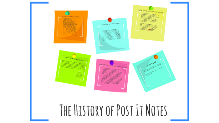 The History of Post It Notes by Savannah West on Prezi