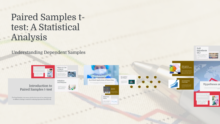 Paired Samples t-test: A Statistical Analysis by Mawada Mohammed on Prezi