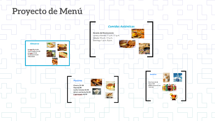 Proyecto de Menú by frankie crespo on Prezi