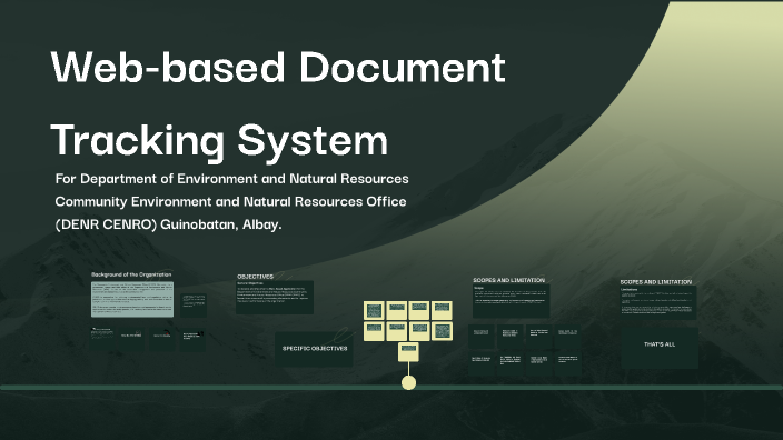 Web-based Document Tracking System for Department of Environment and Natural Resources Community ...