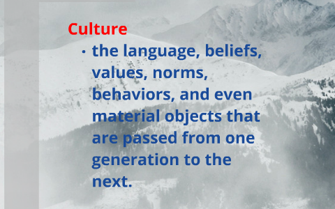 Sociology - Unit 2 Culture/Social Structure by Mark D'Amato on Prezi