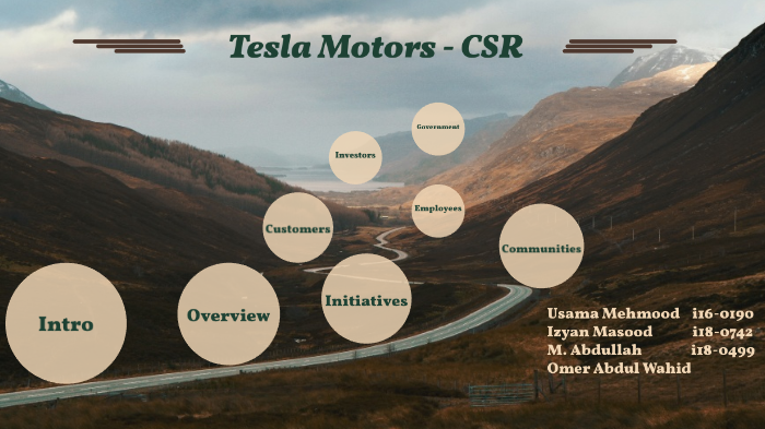 TESLA Motors - CSR by Usama Mehmood on Prezi