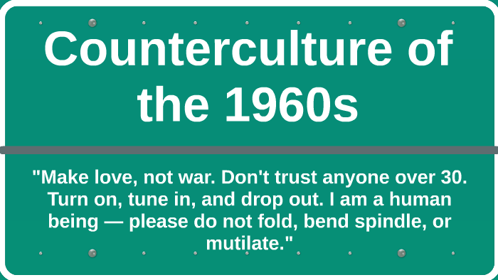 Counterculture of the 1960s by Marina Gavrik