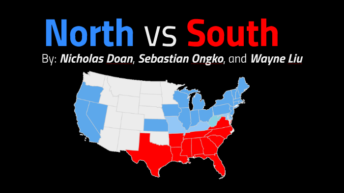 North vs. South Infographic by Tatsuya Kawasaki on Prezi