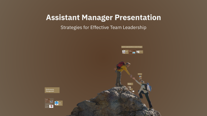 Assistant Manager Presentation by Nathan Hillyer on Prezi