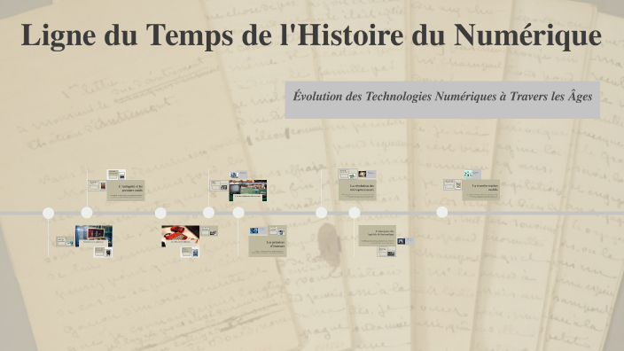 Ligne du Temps de l'Histoire du Numérique by Elena Juniku on Prezi