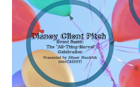 Presentation Two; Disney Client Brief by Alison Headrick