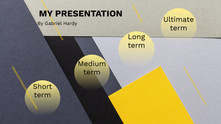 Short, Medium, and long-term goals. by Gabriel Kendrick Hardy on Prezi