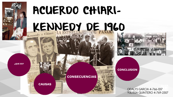 ACUERDO CHIARI-KENNEDY DE 1960 by Yulissa Quintero on Prezi