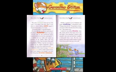 Geronimo Stilton Save the white whale by aei otterson on Prezi