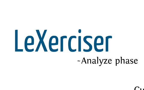 LeXerciser - group 4 - market analyze by Søren Jørgensen on Prezi