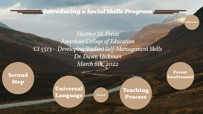 Introducing a Social Skills Program by Heather Preiss on Prezi