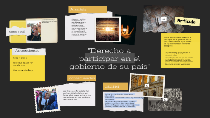 derecho a participar en el gobierno de su pais by mariajose lezcano on ...