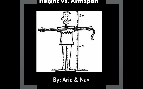 Height vs. Armspan by Nav Kaushal on Prezi