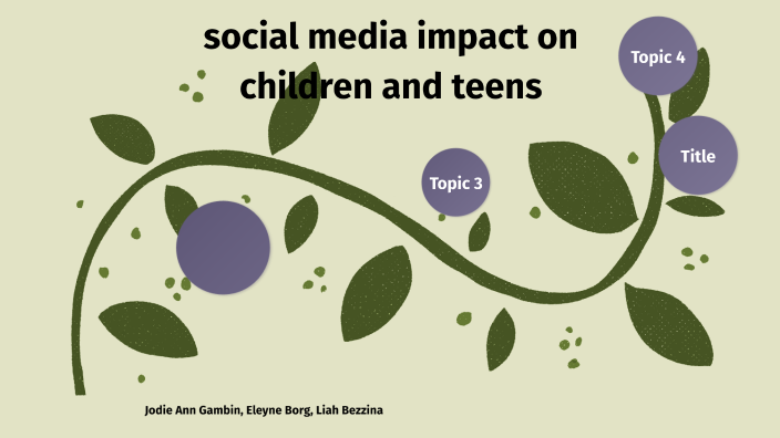social media impact on children and teens by liah Bezzina on Prezi