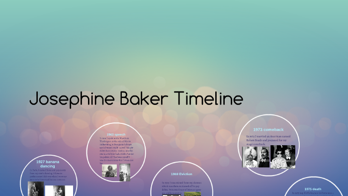 Josephine Baker Timeline by korrie young on Prezi