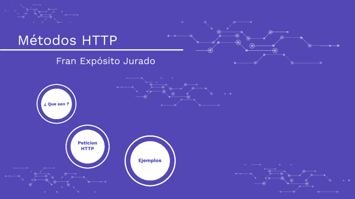 Métodos HTTP by Francisco Javier Expósito Jurado on Prezi