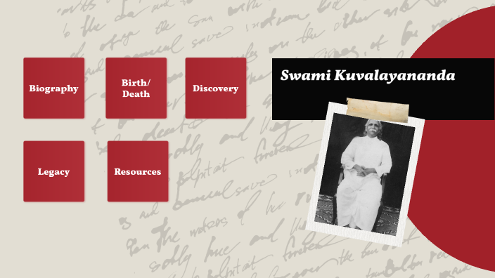 Swami Kuvalayananda by raizelle aspilla on Prezi