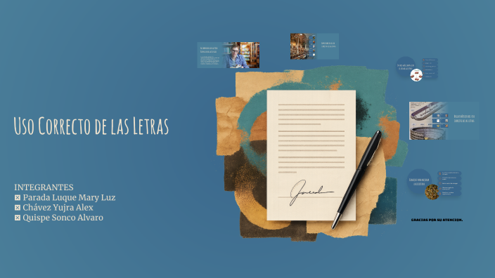 Uso Correcto de Letras by luz luque on Prezi