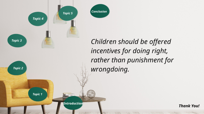 Children should be offered incentives for doing right, rather than ...
