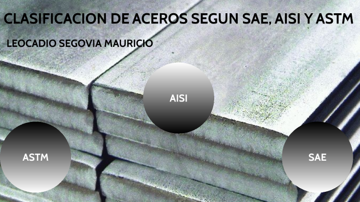 CLASIFICACION DE ACEROS SEGUN SAE, AISI Y ASTM by Mauricio Leocadio on ...