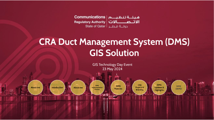 CRA Duct Management System(DMS) GIS Solution Presentation for CGIS-May ...