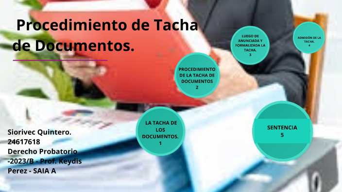 Procedimiento de Tacha de Documentos by siorivec quintero on Prezi