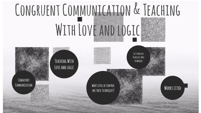 Congruent Communication & Teaching with Love and Logic by Sydnie Walker ...