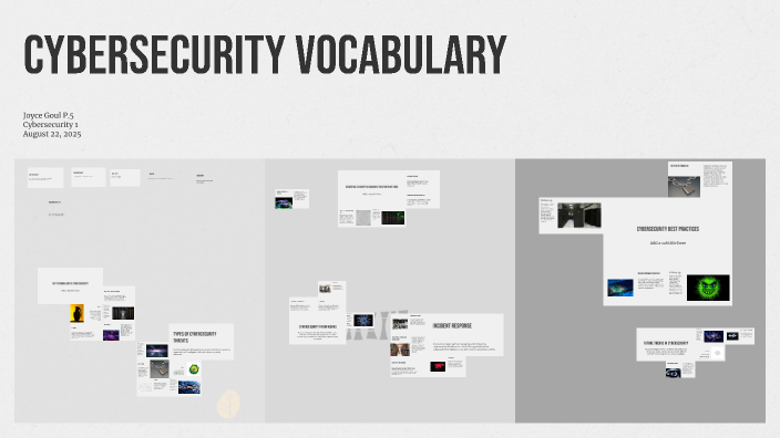 Understanding Cybersecurity Vocabulary by Joyce Goul on Prezi