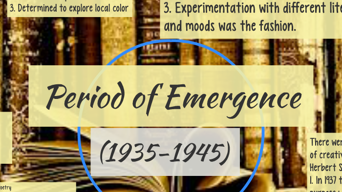Period of Emergence by Nadine Ann Manalo on Prezi
