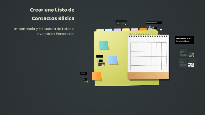 Crear una Lista de Contactos Básica by Juan Carlos Ch. on Prezi