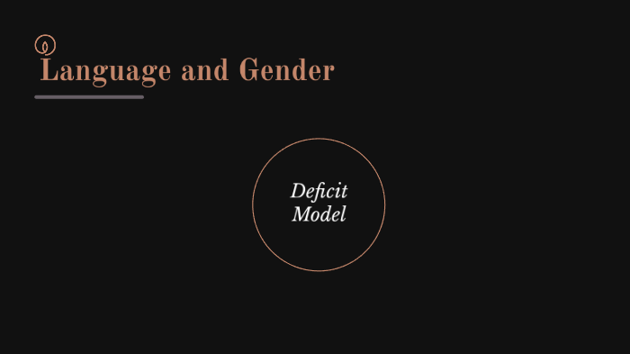 Robin Lakoff: deficit model by penelope darbishire on Prezi