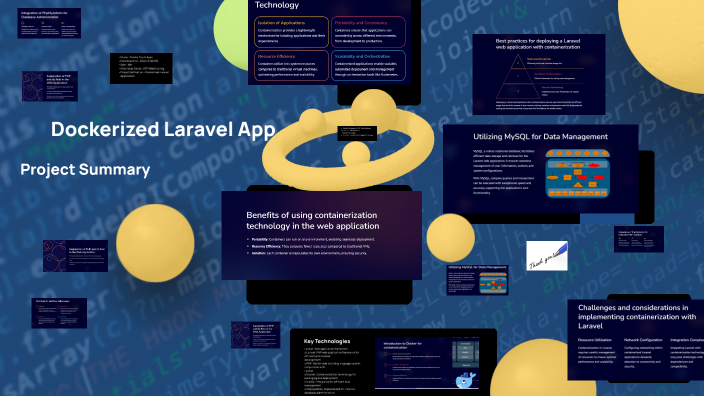 Dockerized Laravel App by Aditya Khachar on Prezi