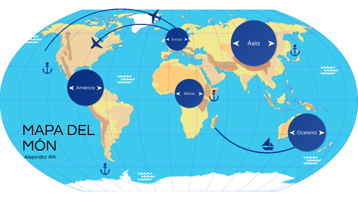MAPA DEL MÓN by Alejandro Cayero Llofriu on Prezi