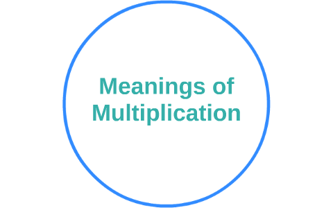 Meanings of Multiplication by Jasmine Ostrander on Prezi