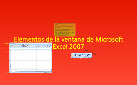 Elementos de la Ventana de Microsoft Excel 2007 by María Jose Espadas ...