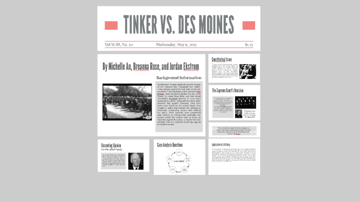 TINKER VS. DES MOINES by Michelle An on Prezi